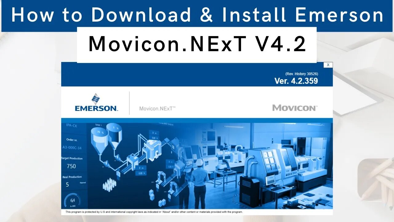 How to Download & Install Emerson Movicon NExT V4.2 | Movicon WebHMI V4.2.359