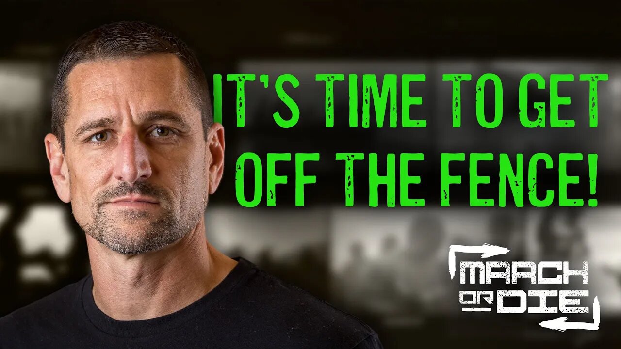 It's Time to get off the fence!