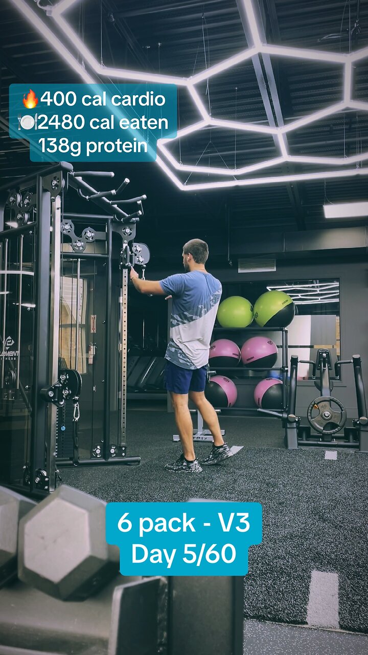 6 pack V3 day 5/60💪🏼