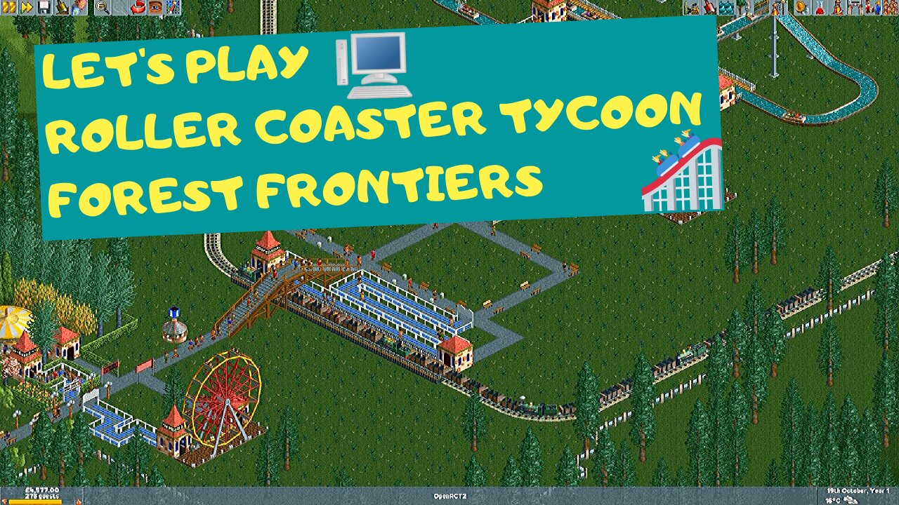 Rollercoaster Tycoon Video Game – [Let's Play] Forest Frontiers – RCT ...