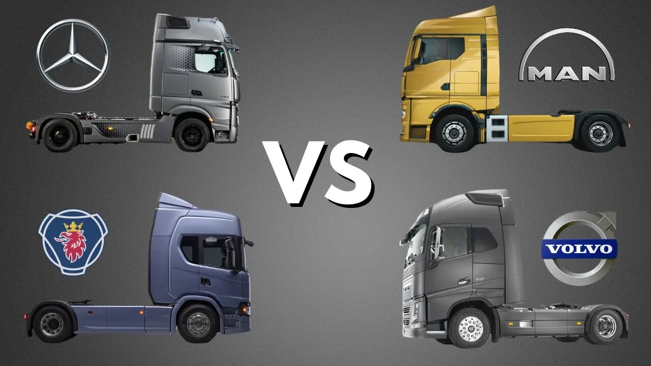 EPIC Truck battle Scania vs. Volvo vs. MAN vs. Mercedes
