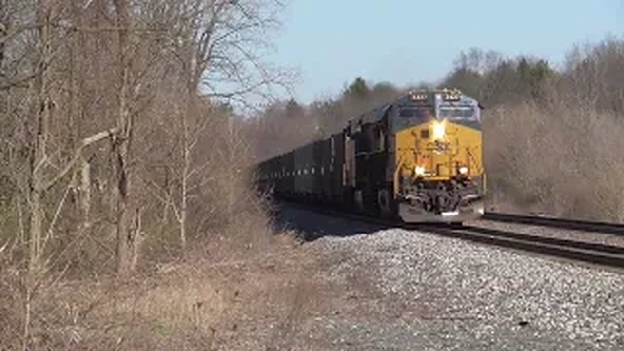 CSX E700 Empty Coal Train from Lodi, Ohio March 29, 2024
