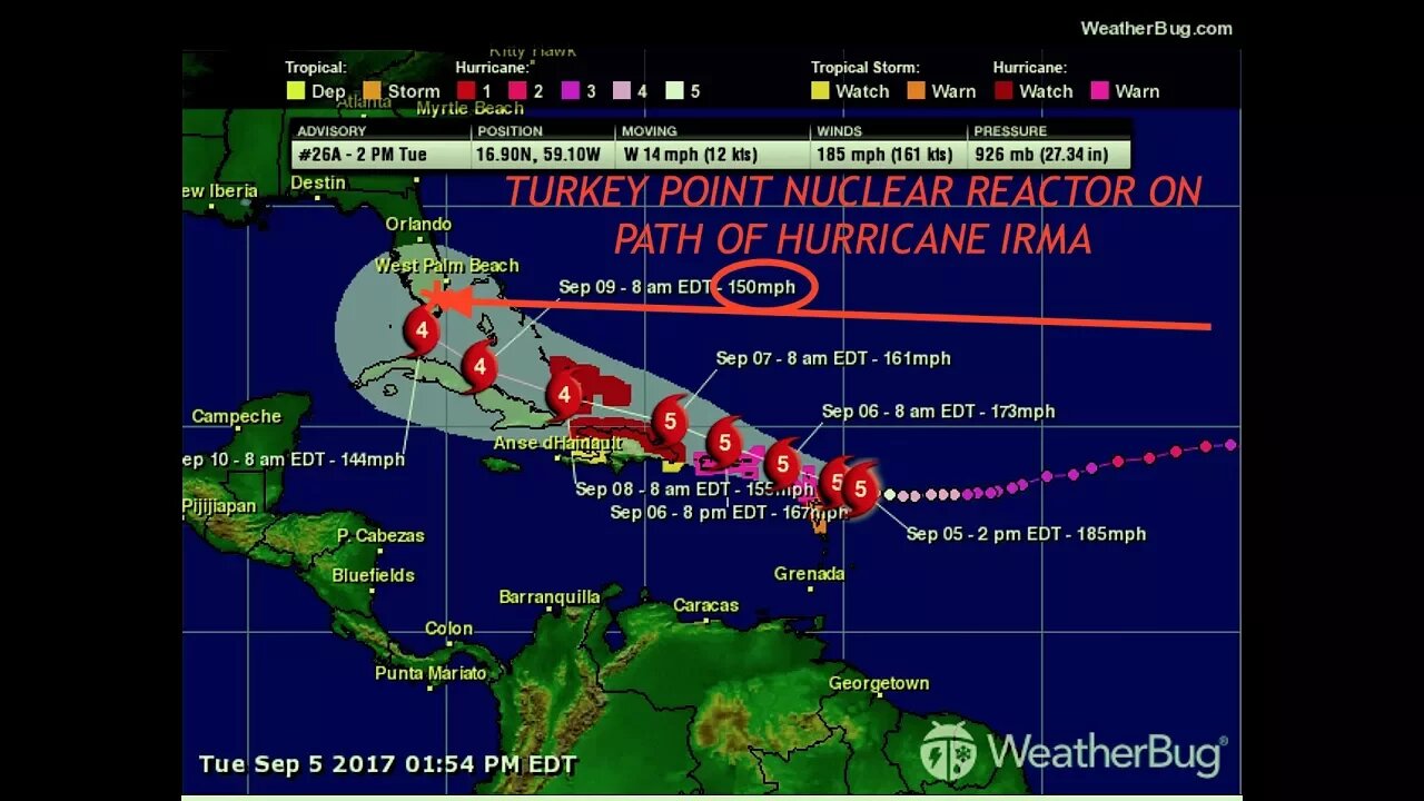 Hurricane Irma So Powerfull Setting Off Seismic EQ Monitors, Heading to ...