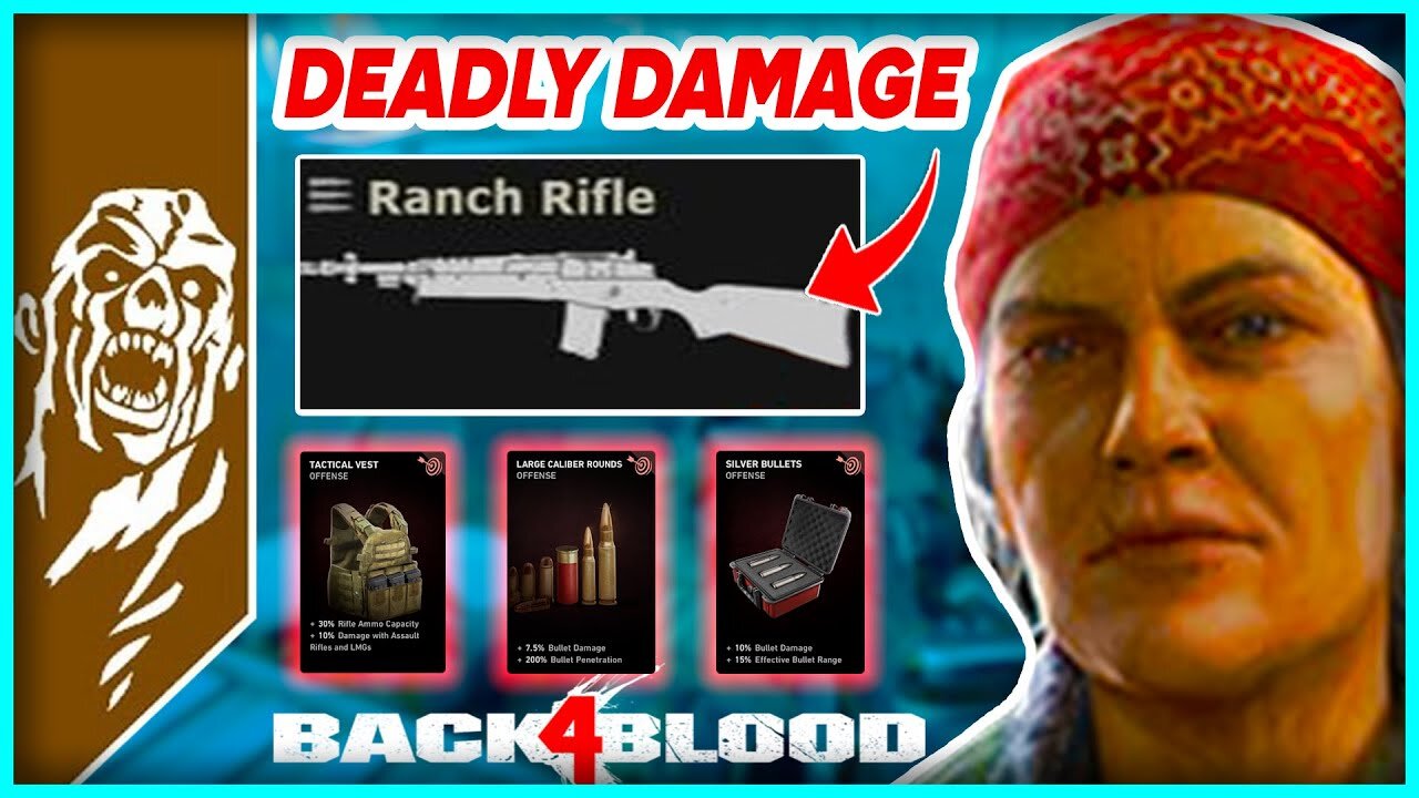 PATIENT HUNTER DPS RANCH RIFLE AR DECK BUILD! - Back 4 Blood Post ...