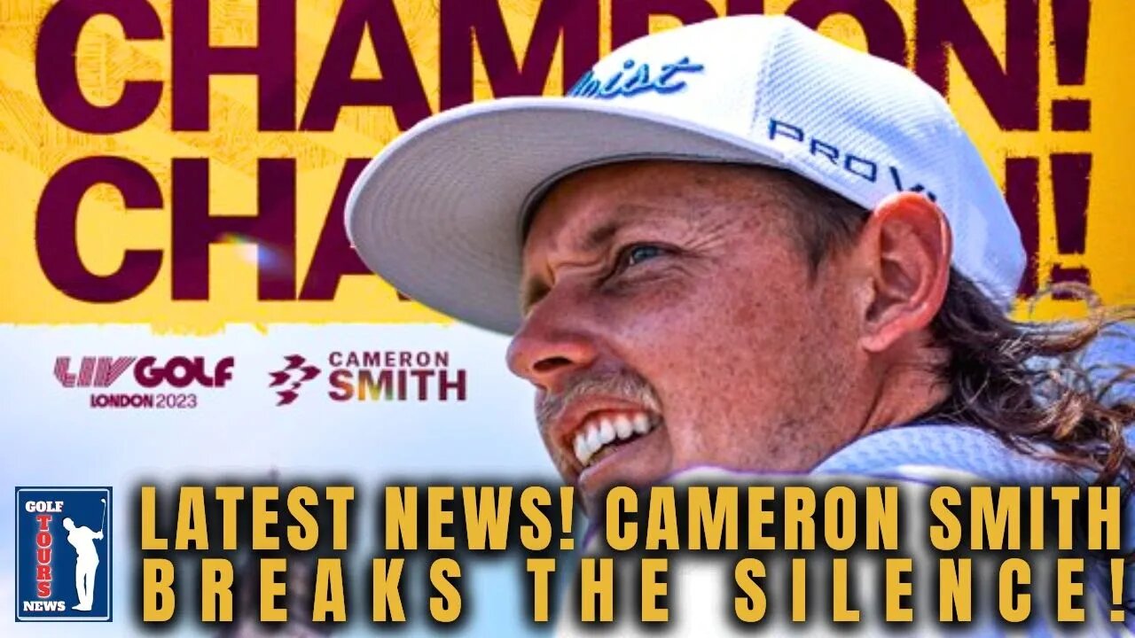 💥 THE CROWD REACTED! LOOK WHAT CAMERON SMITH REVEALED AT LIV GOLF IN ...