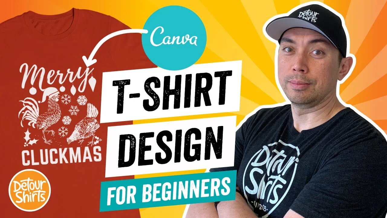 Easy Canva T-Shirt Design Tutorial for Beginners | How to Create a FREE ...