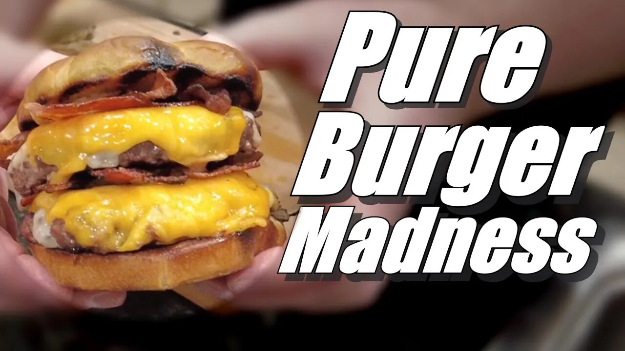 My Insane Double Triple Double Bacon Cheese Burger