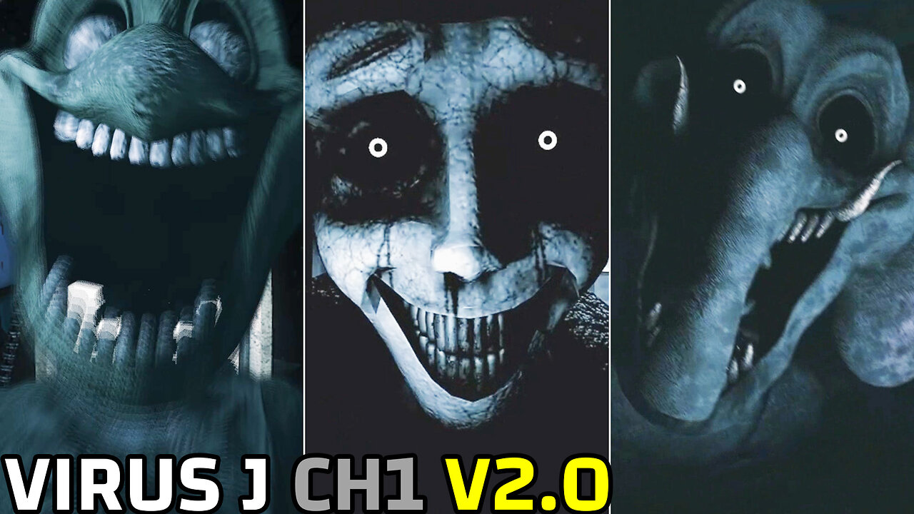 VIRUS J Total Madness - All Jumpscares (Chapter 1 Definitive Edition)