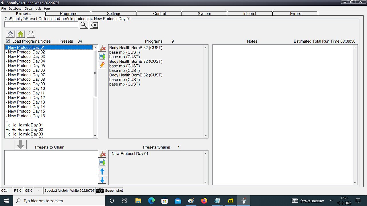 How to install the protocols