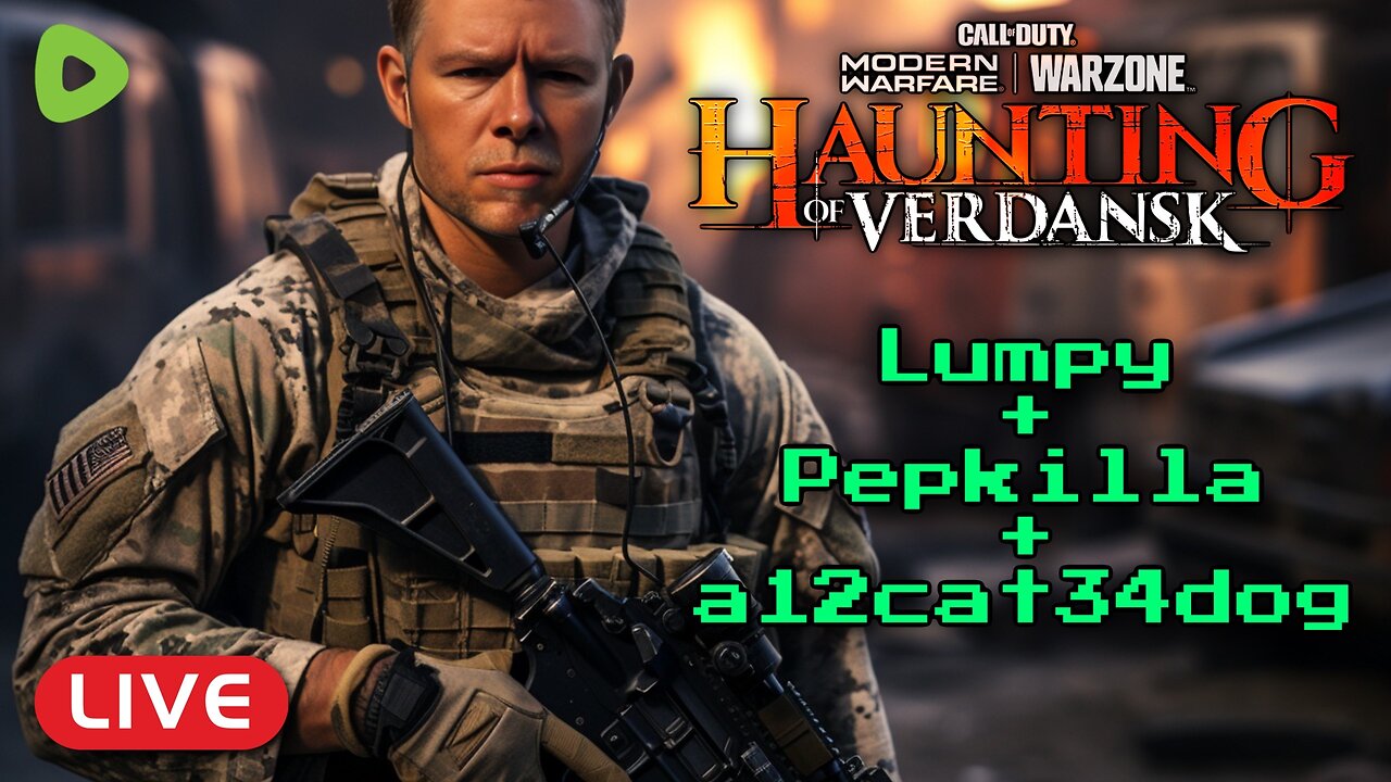 🔴LIVE - The Warzone Haunting w/ Lumpy, Pep and CatDog