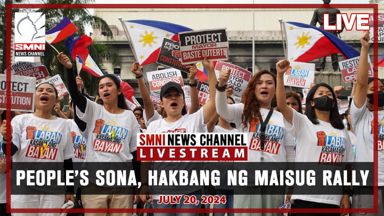LIVE: PEOPLE’S SONA: Hakbang ng Maisug Rally sa Liwasang Bonifacio ...
