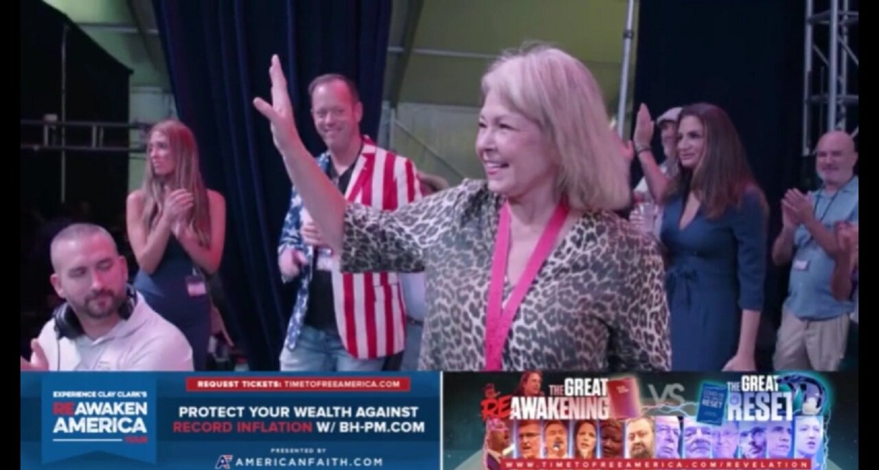 Roseann Bar's Powerful speech at Clay Clark's ReAwaken America Event ...