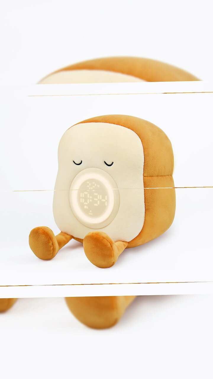 Plush Toast Alarm Clock