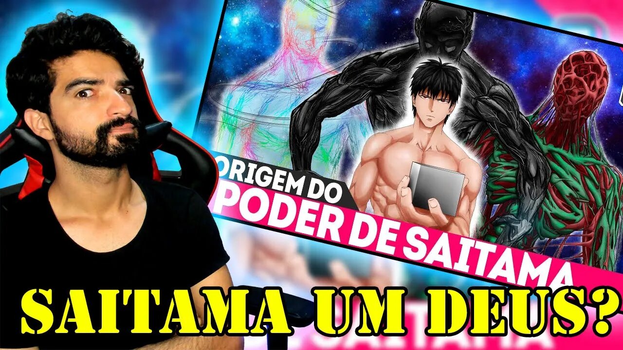 YERIK REACT - REVELADO A ORIGEM DO PODER DE SAITAMA?A OUTRA ENTIDADE ...
