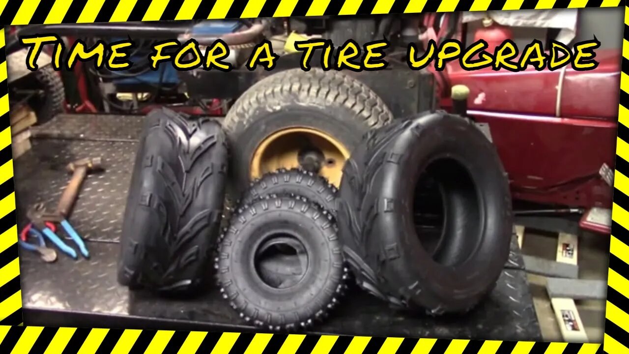 Snapper rear engine tractor (AKA The TUGGER ) gets a tire upgrade.