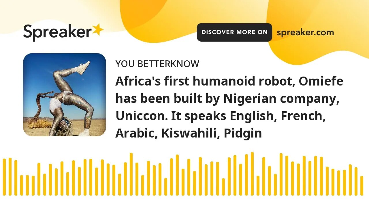 Africa's first humanoid robot, Omiefe has been built by Nigerian ...