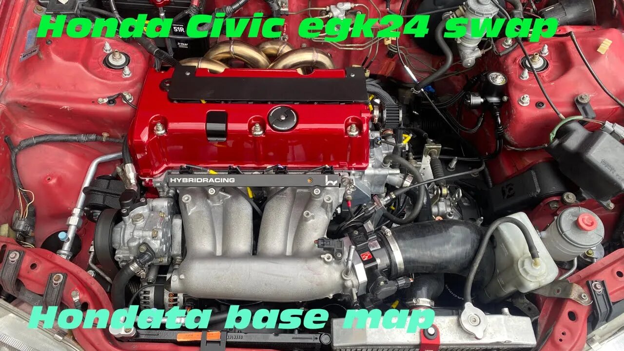Honda Civic k24a2 swap part 7