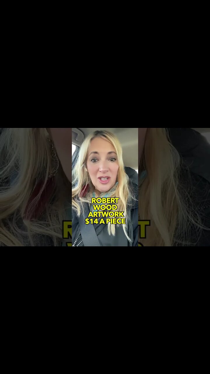 Robert Wood Paintings (Rare Reprints) at Goodwill? #shorts