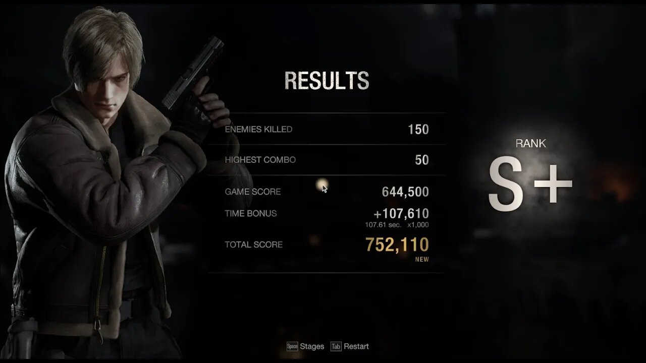 Resident Evil 4 Remake Mercenaries S+ Rank as Leon on The Castle - All ...