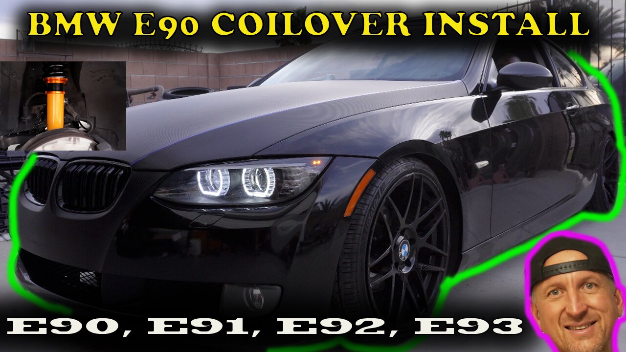 BMW E90-E92 (2005-2013) COILOVER INSTALL (MAX SPEEDINGSRODS )