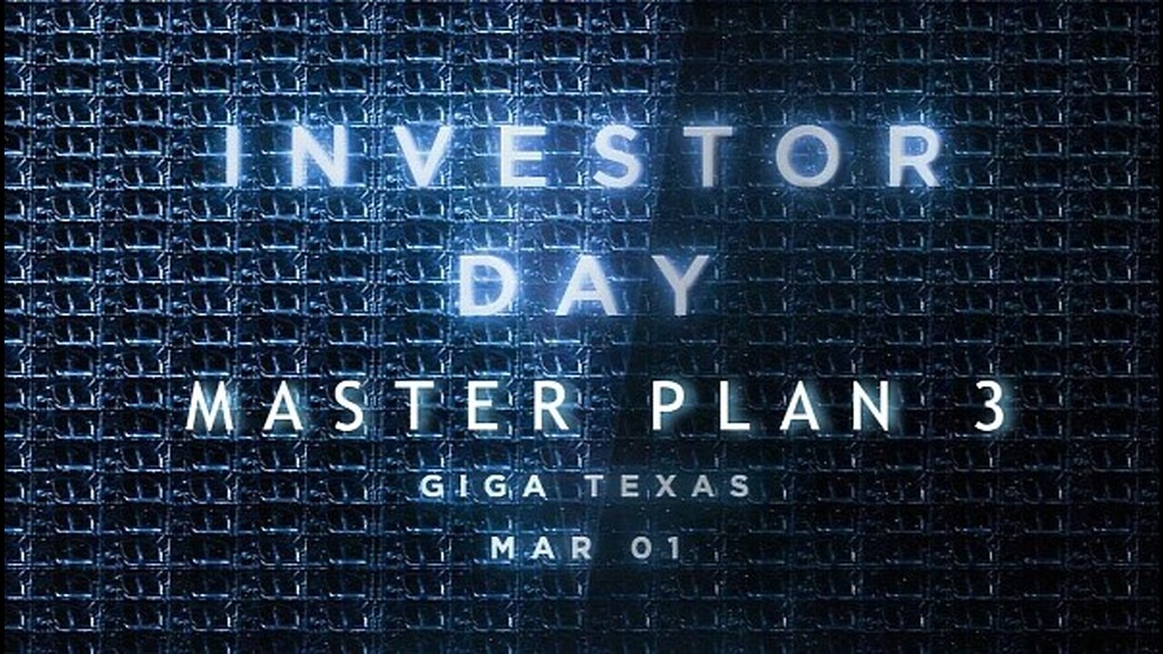 TESLA MASTER PLAN 3 AT INVESTOR DAY 2023 FT INFINITE ABUNDANCE ...