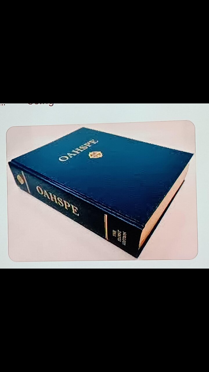 OAHSPE Bible table contents