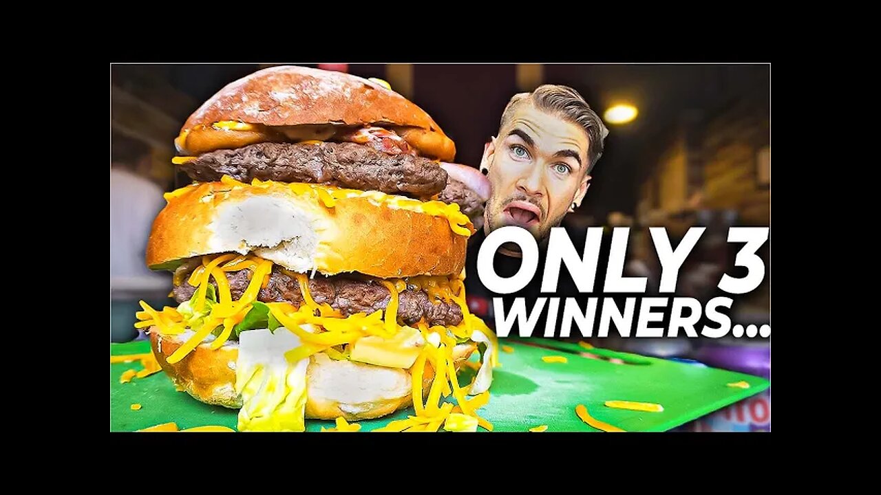 "GET £100 TO EAT THIS?" GIANT BURGER CHALLENGE IN SCOTLAND | The ...