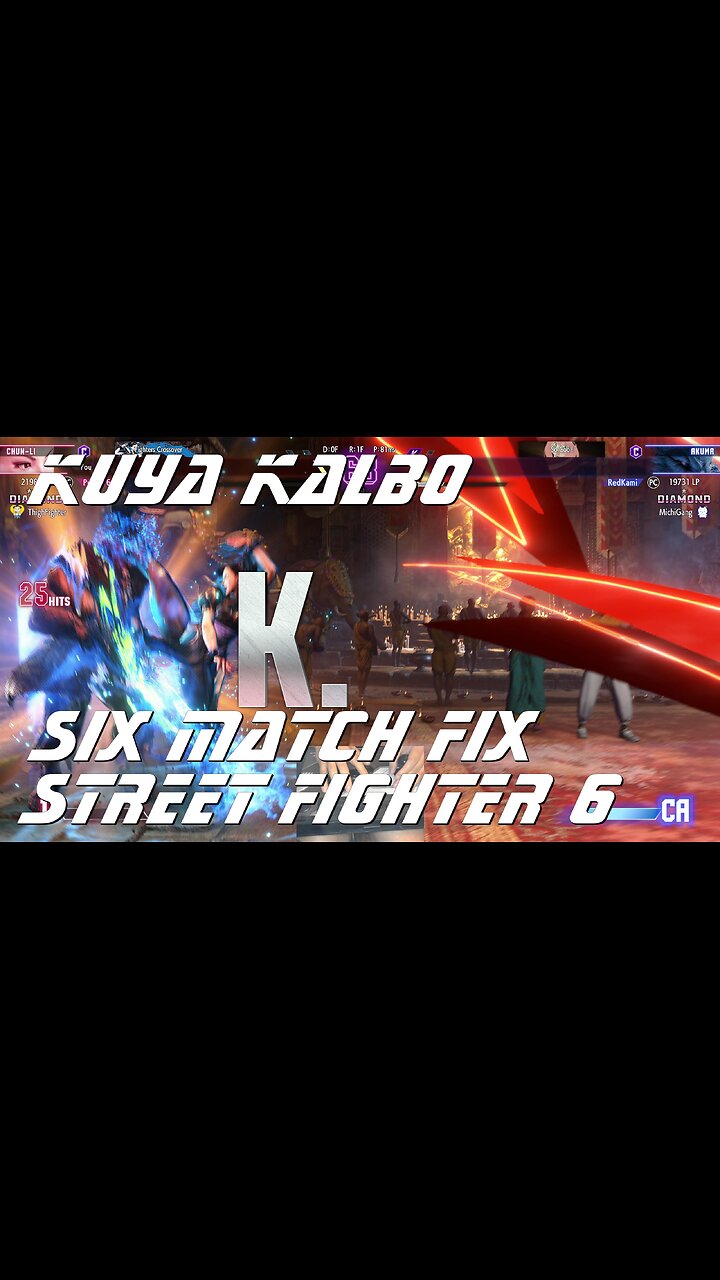 Kuya Kalbo Six Match Fix Street FIghter 6: 06-19-2024 Part 2