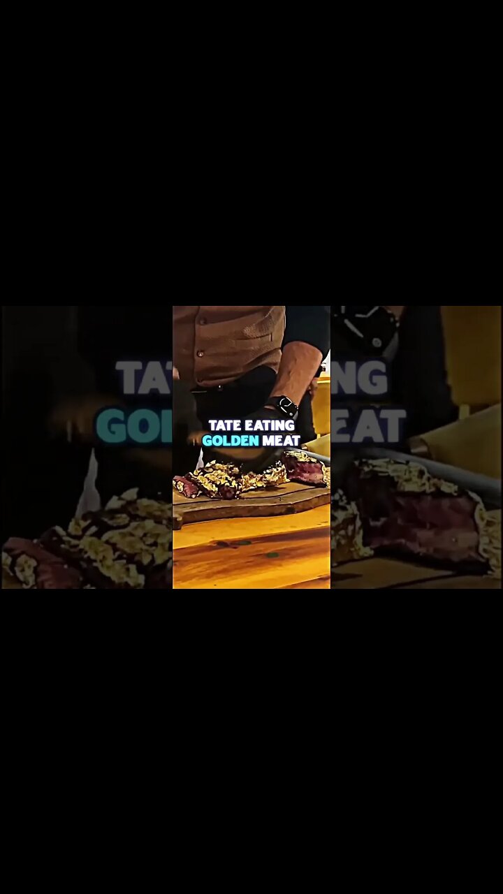 Andrew Tate Eating Golden Meat!