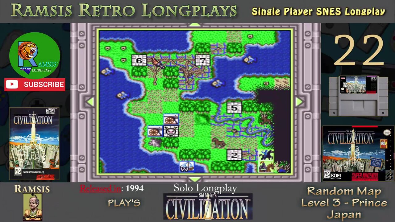 Sid Meier's Civilization | 1994 | SNES | Prince | Random | Japan ...