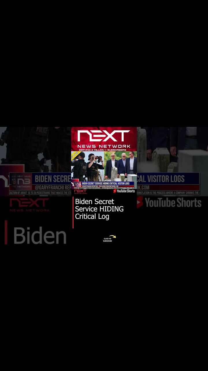 Biden Secret Service HIDING Critical Log #shorts