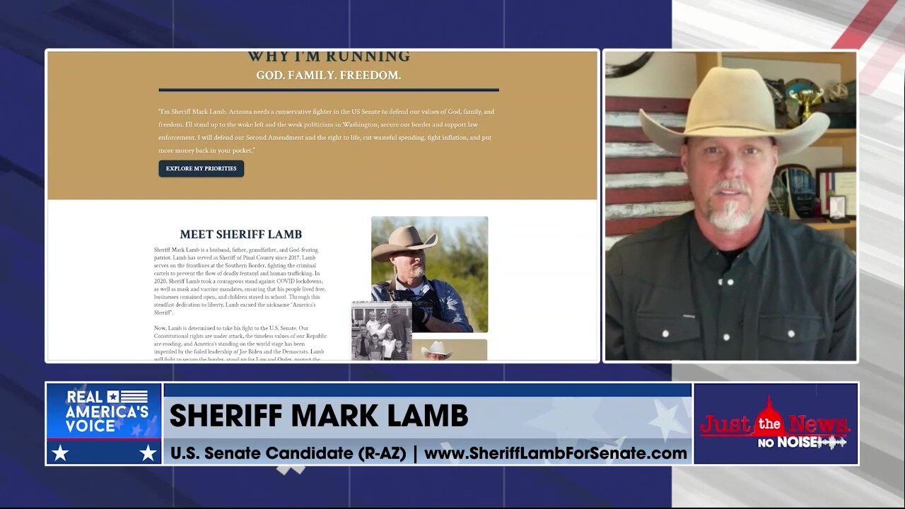 Sheriff Mark Lamb shares his motivation for running for Arizona’s U.S ...