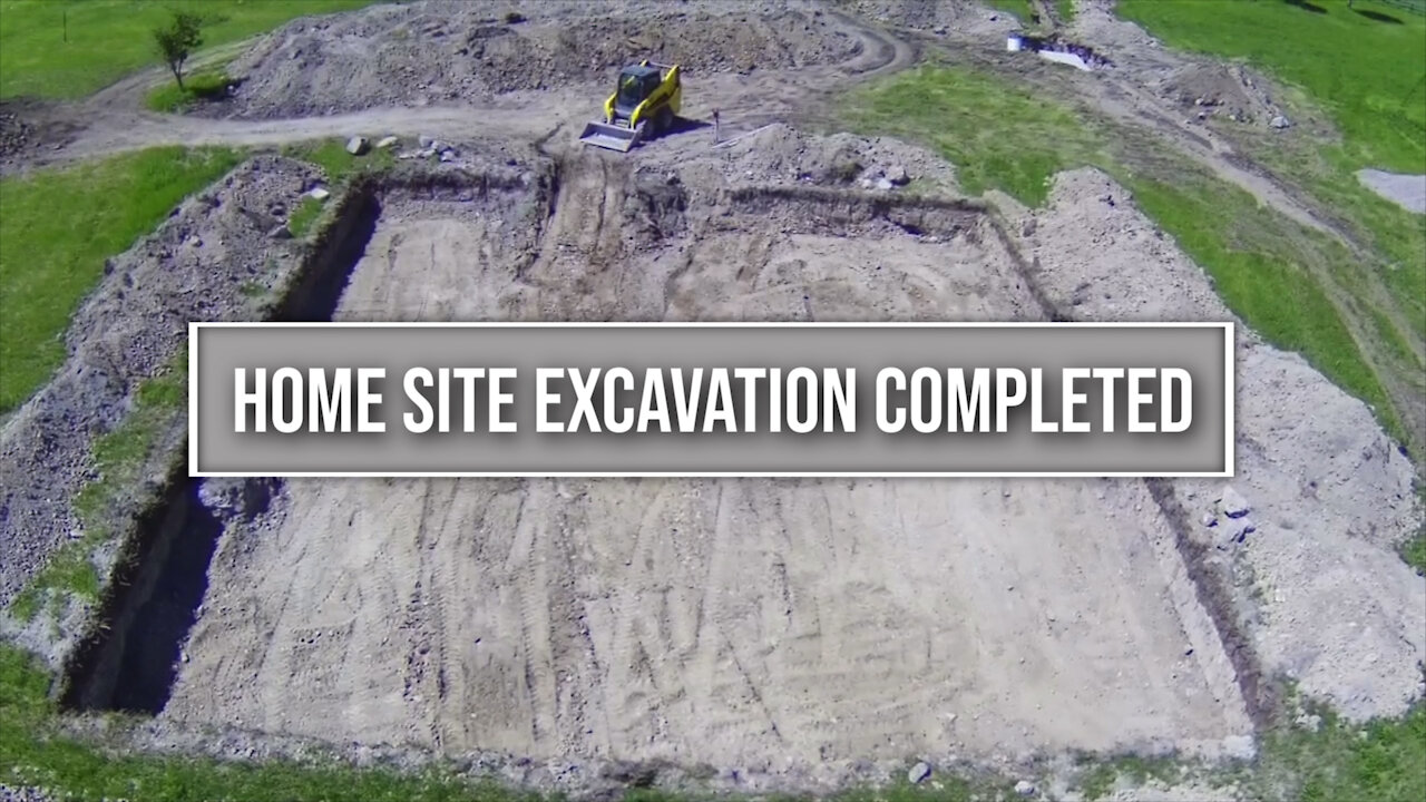 DIY Excavation of the Homesite Foundation - Solo Building Project