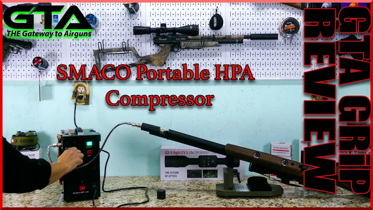 GTA GRiP REVIEW – SMACO HPA Portable Compressor - Gateway to Airguns ...