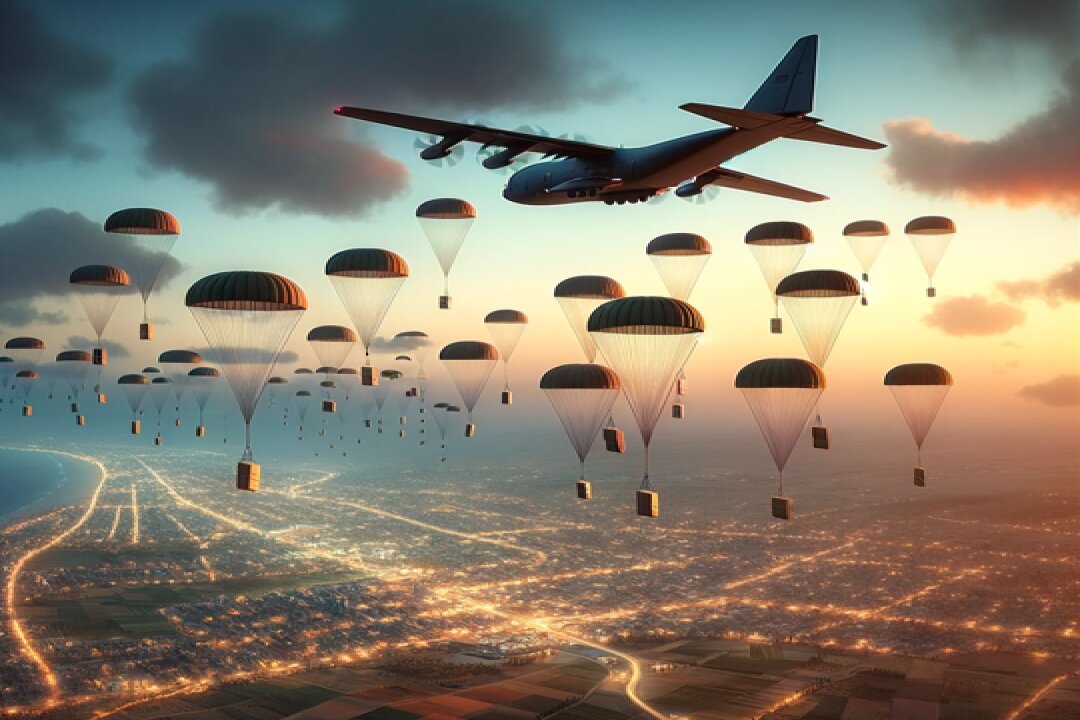 The United States is planning to conduct an airdrop operation in the ...