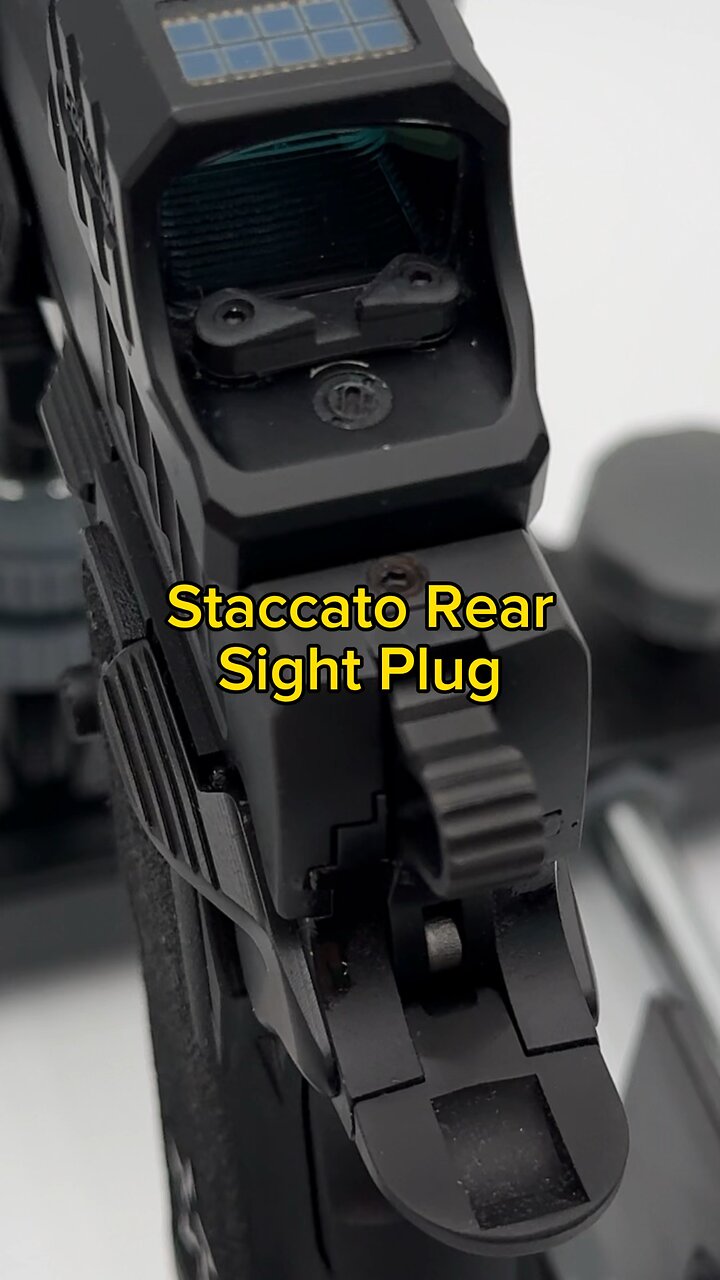 Staccato Rear Sight Plug