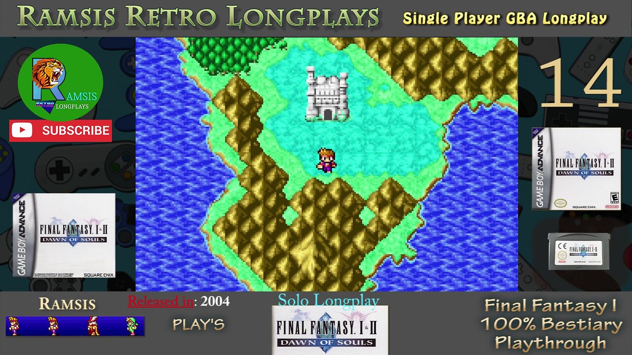 Final Fantasy I : Dawn of Souls | Air Ship & Rats Tail | 100% Bestiary ...