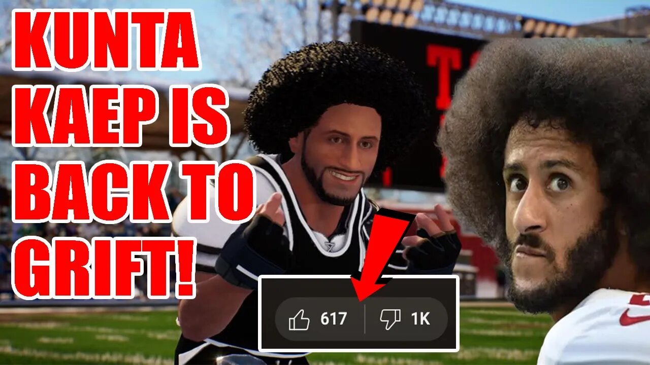 WASHED UP Ex QB Colin Kaepernick announces a new GRIFT with video game ...