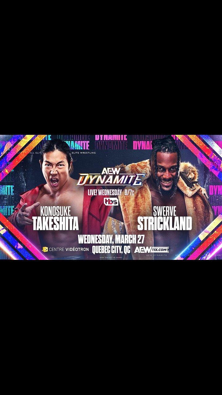 Swerve Strickland vs. Konosuke Takeshita: World Title Contender Match! | AEW Dynamite Review #shorts