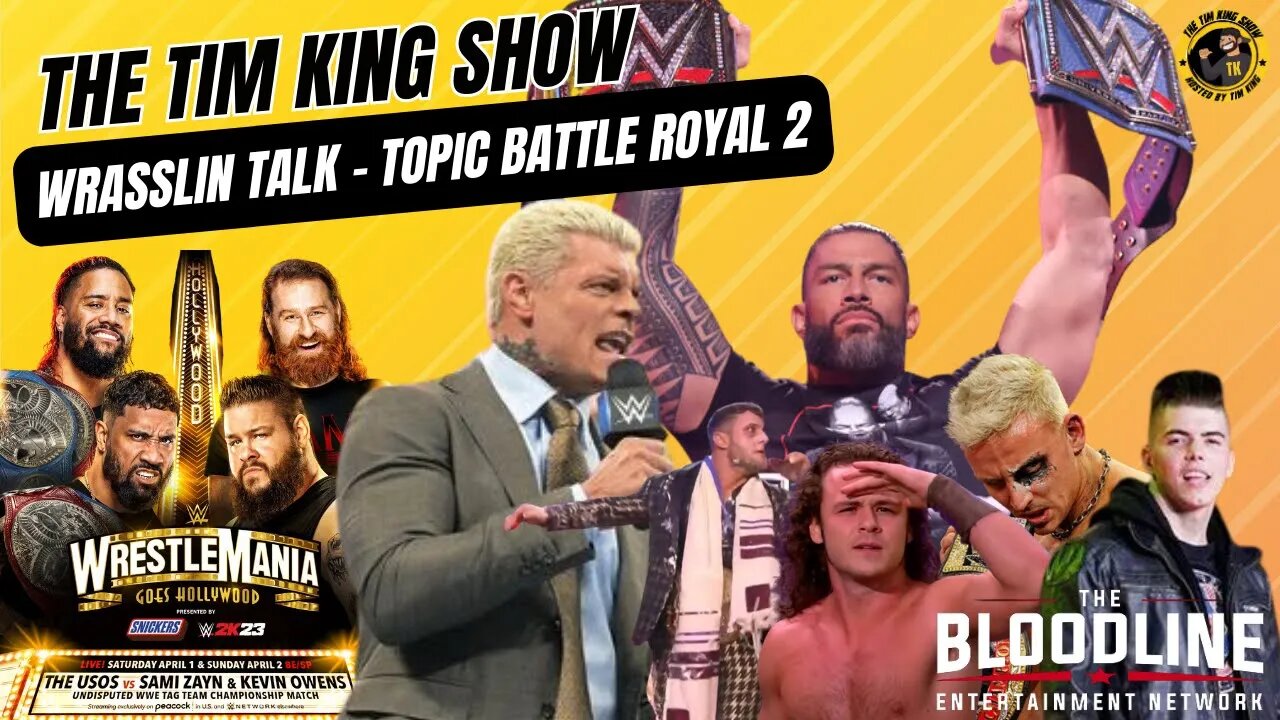 The Tim King Show - Roman Reigns & Cody Rhodes, KO & Sami vs Usos, AEW ...