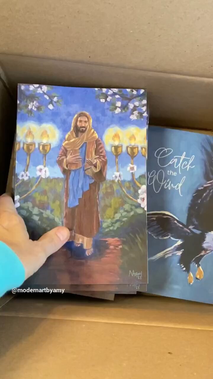 Opening New Journals Shipment! Jesus Art on Journal Covers, Painting ...
