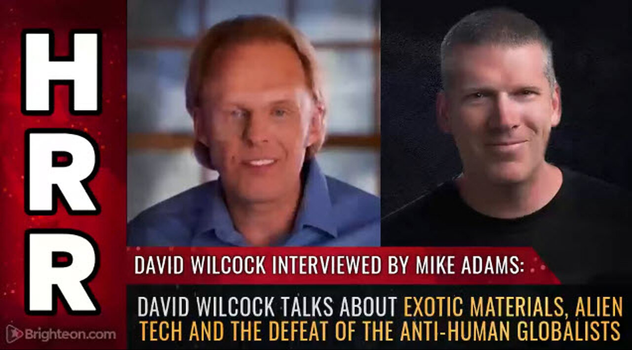 David Wilcock interview with Mike Adams: Aliens Technology, White Hats ...