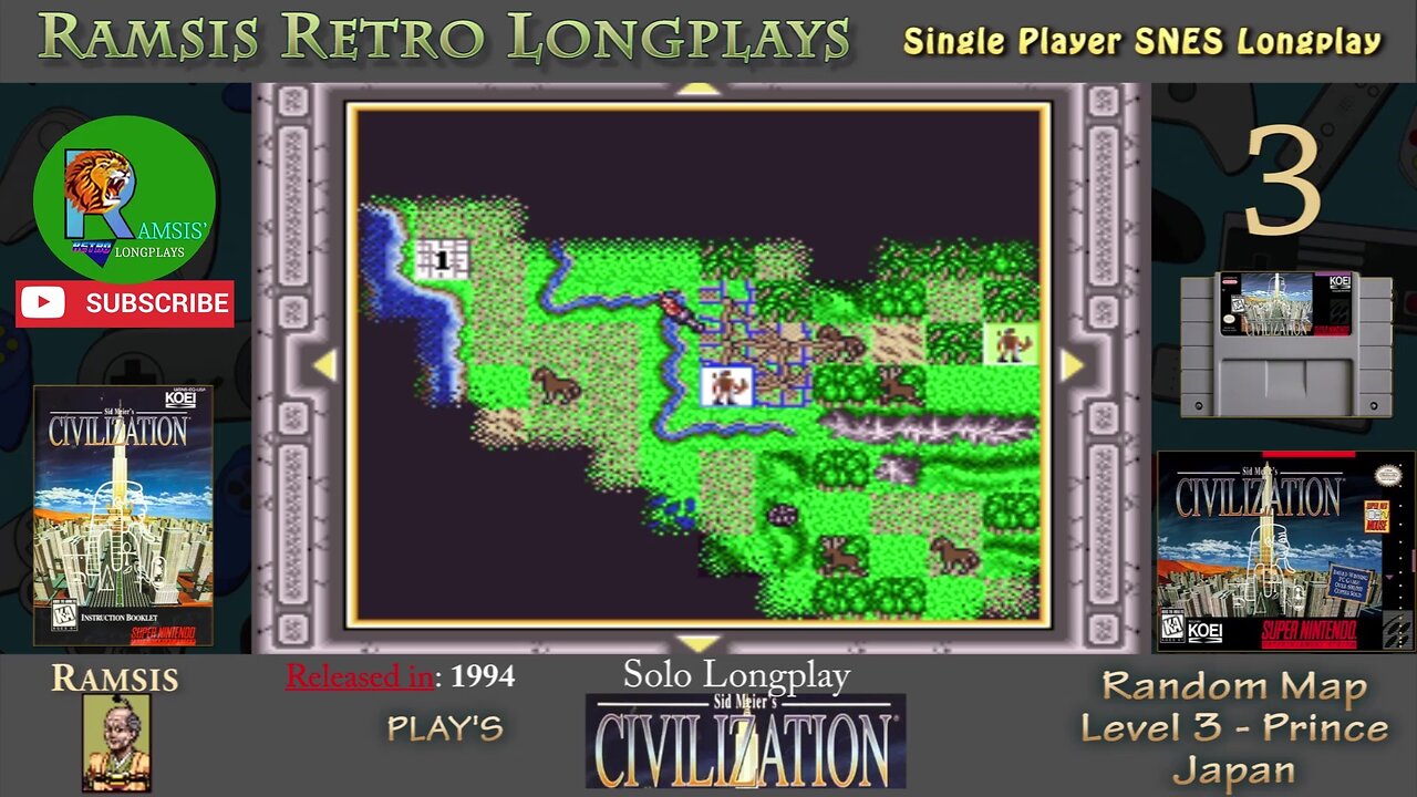 Sid Meier's Civilization | 1994 | SNES | Prince | Random | Japan ...