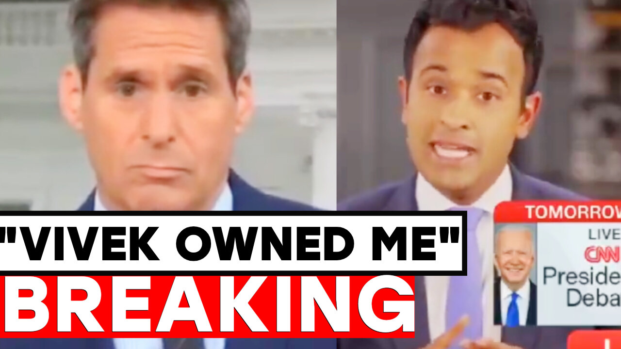 VIVEK DESTROYS CNN giving DONALD credit for Presidential DEBATE of ...