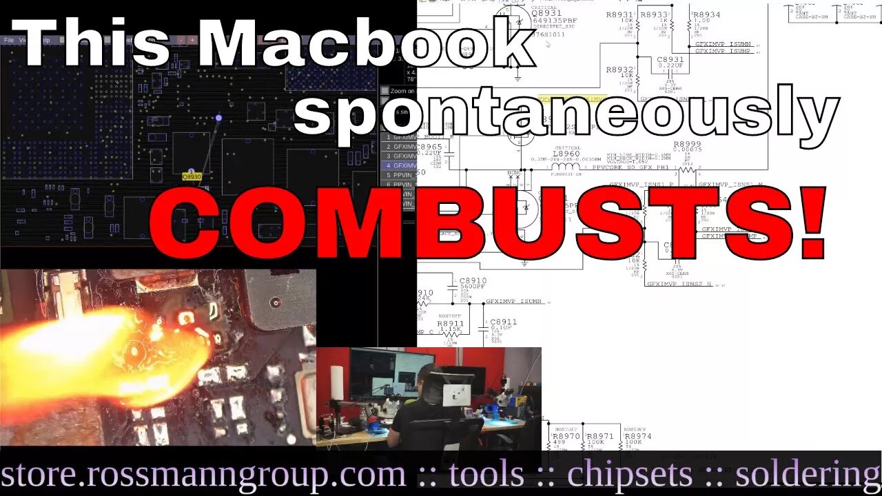 A1398 2012 Macbook Pro Retina GPU issue: solder joints under microscope