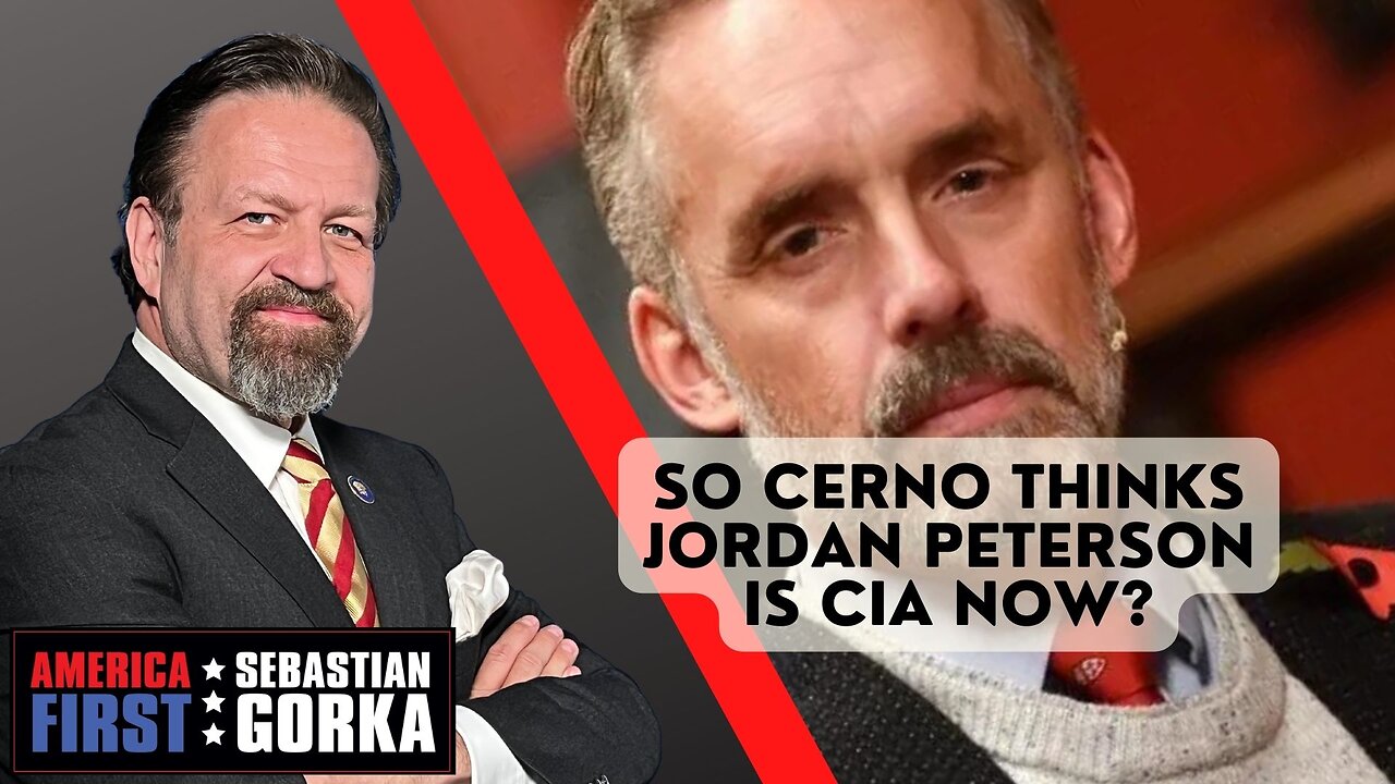 So Cerno thinks Jordan Peterson is CIA now? Jennifer Horn with ...