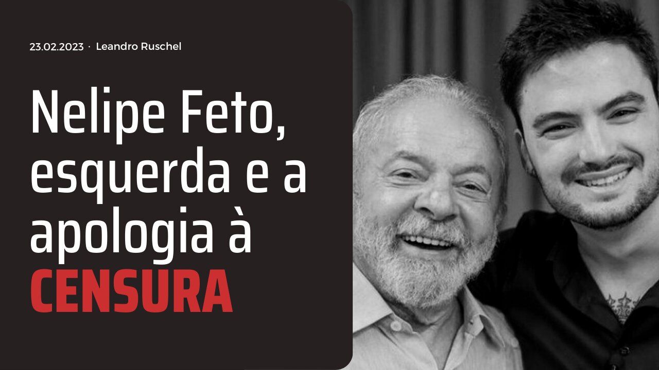 Nelipe Feto e a turma da esquerda estão na ONU defendendo a censura da ...