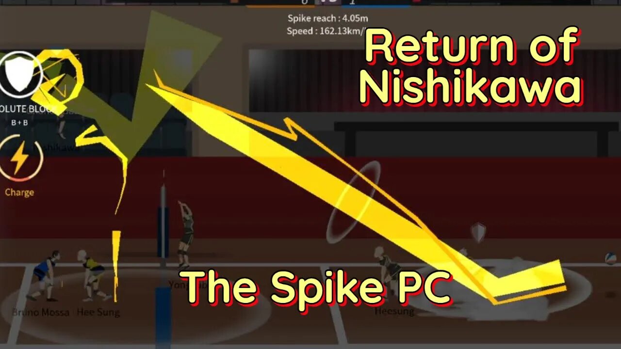 The Spike (PC) Volleyball - S-Tier Nishikawa Returns vs Stage-19 Insane ...