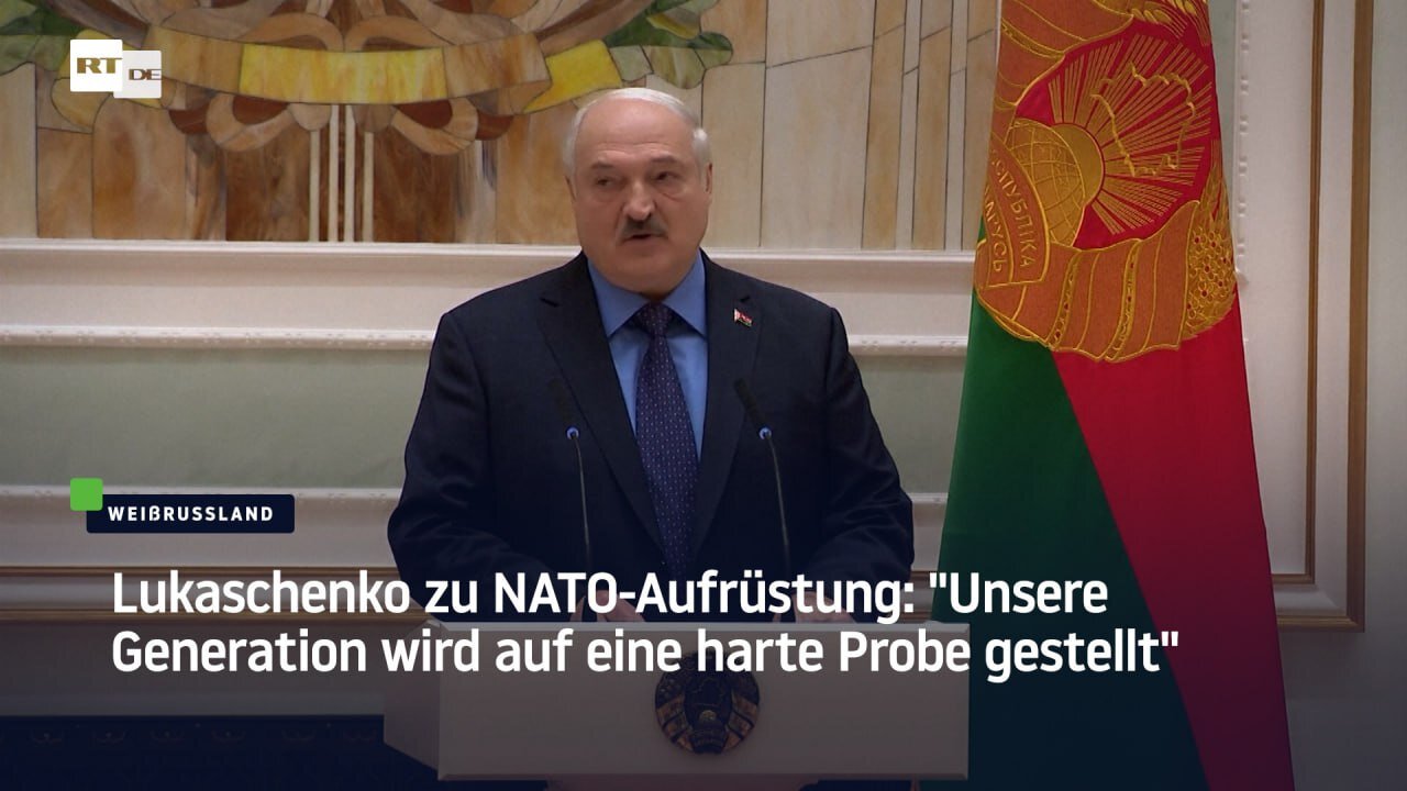 Lukaschenko: "Geschichte wiederholt sich – Wieder kommt die Gefahr aus ...