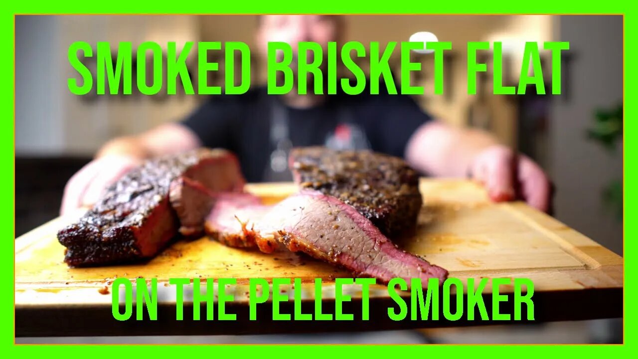 Can you smoke just a brisket flat on a pellet grill......obviously ...